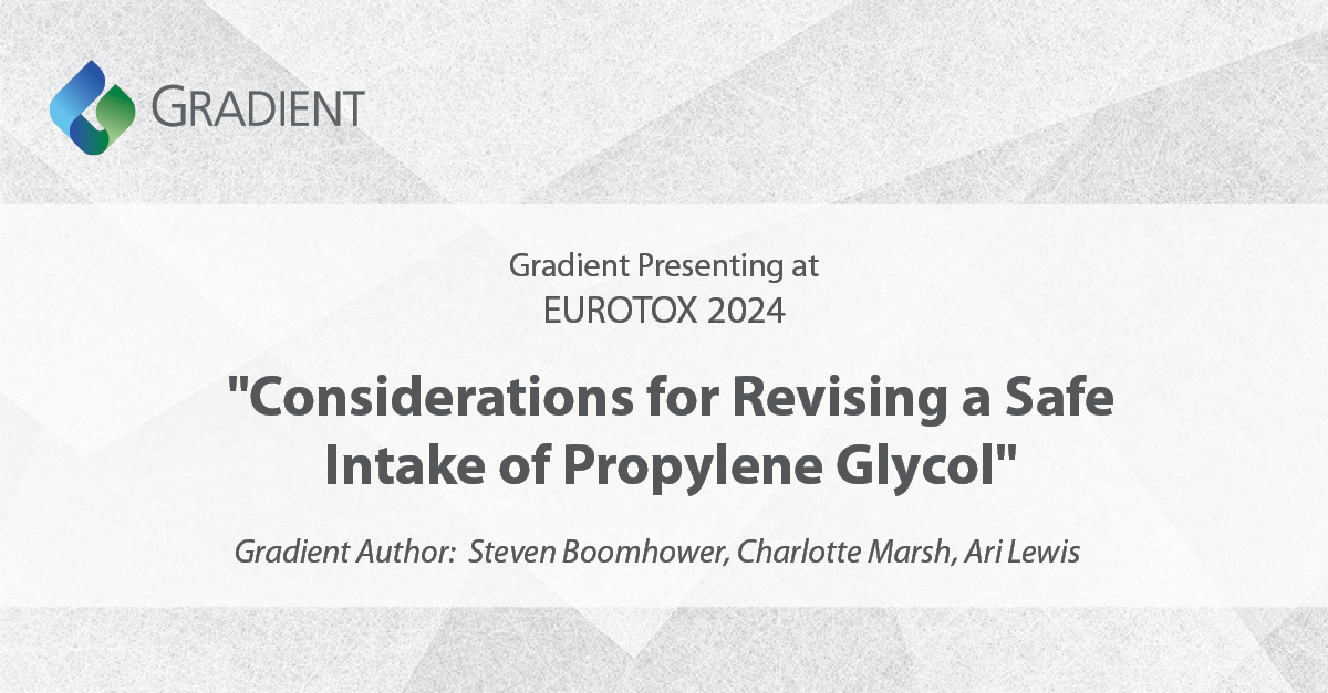 Gradient Presenting at EUROTOX 2024 - Gradient